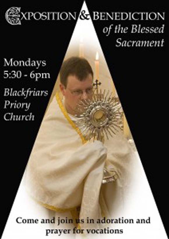 Join us for Exposition & Benediction in Oxford - English.op.org