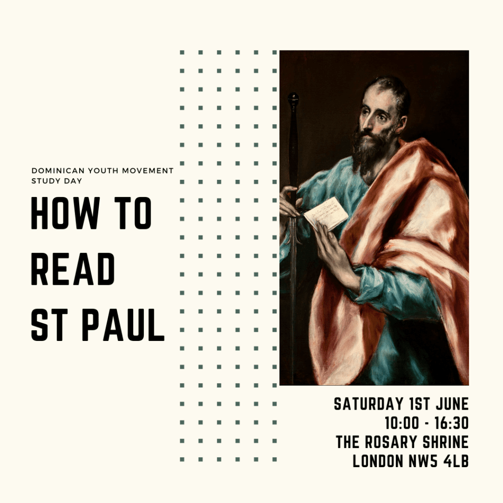 DYA Study Day: How to read St Paul - English.op.org
